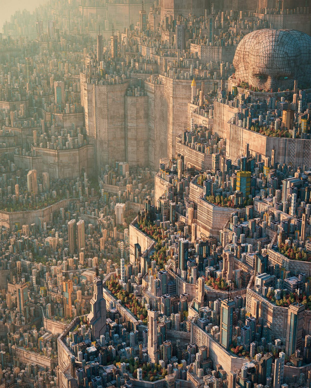 Dystopian Dreams: Digital Art by Annibale Siconolfi | Daily design ...