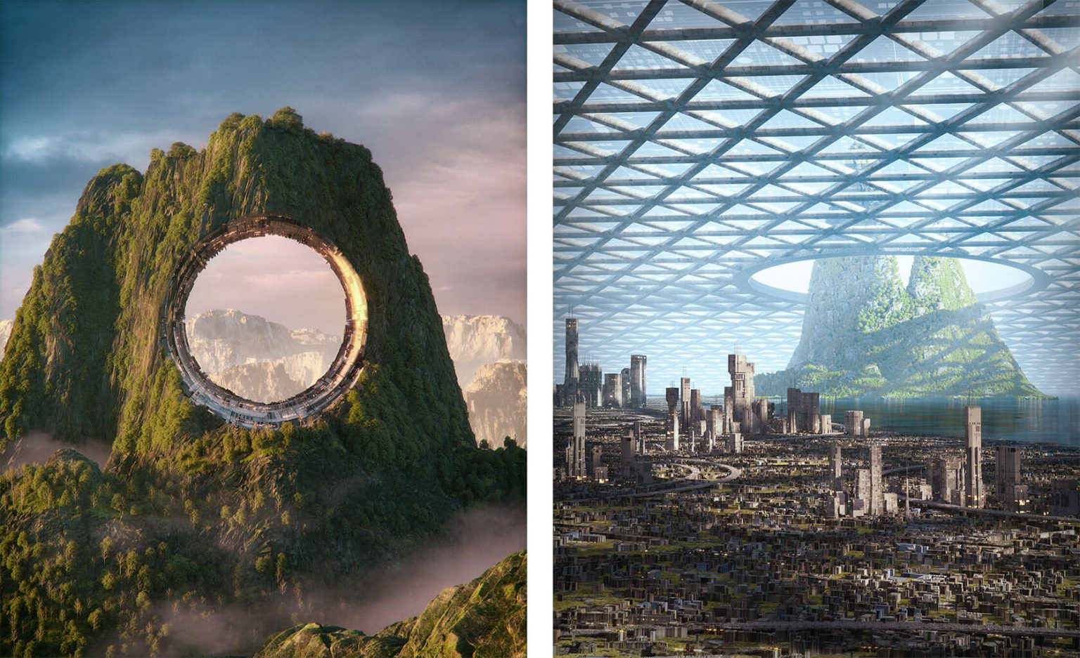 Dystopian Dreams: Digital Art by Annibale Siconolfi | Daily design ...