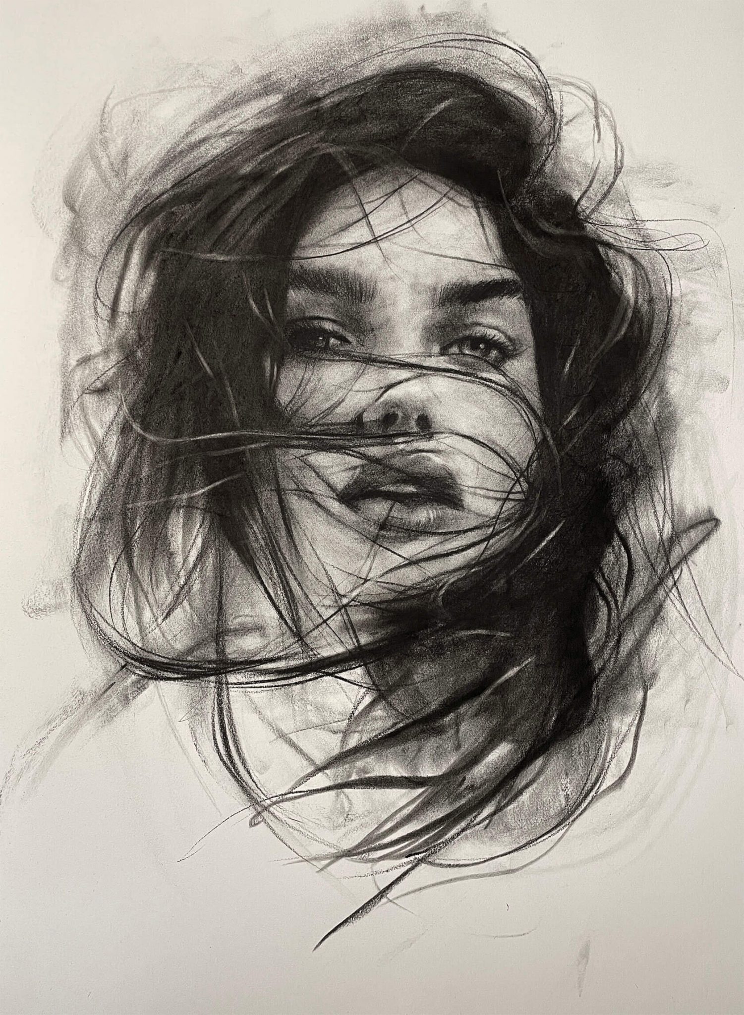Expressive Portrait Drawings by Mad Charcoal | Daily design inspiration ...