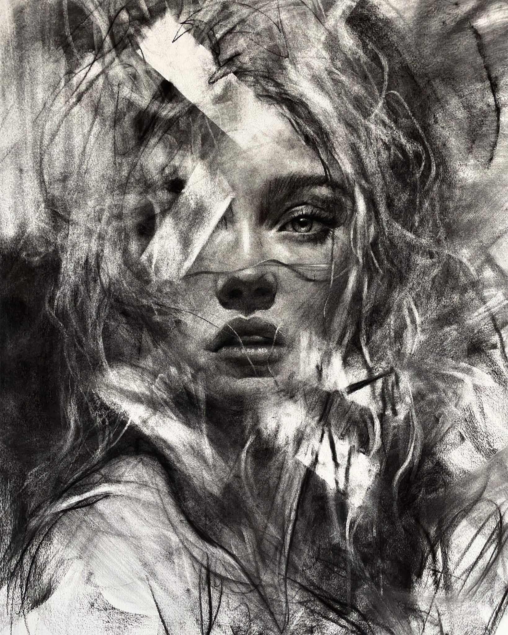 Expressive Portrait Drawings by Mad Charcoal | Daily design inspiration ...
