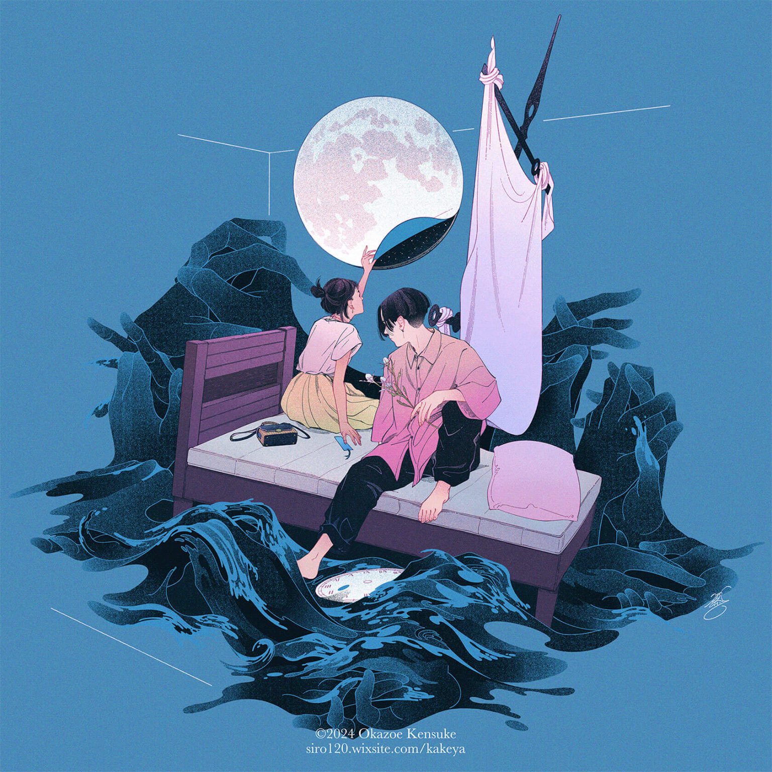Japanese Tales: Illustrations by Kensuke Okazoe | Daily design ...