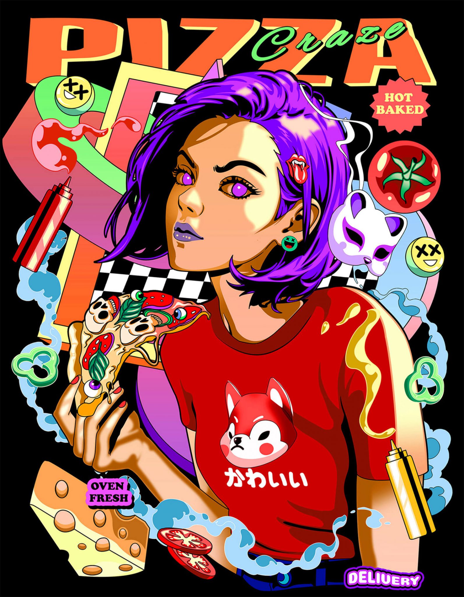 Neon Pop: Bold Illustrations by Dale Lendl | Daily design inspiration ...