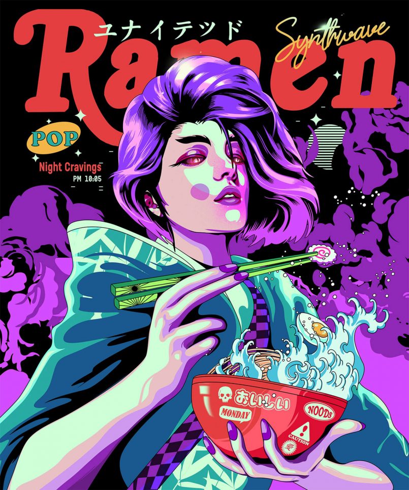 Neon Pop: Bold Illustrations by Dale Lendl | Daily design inspiration ...
