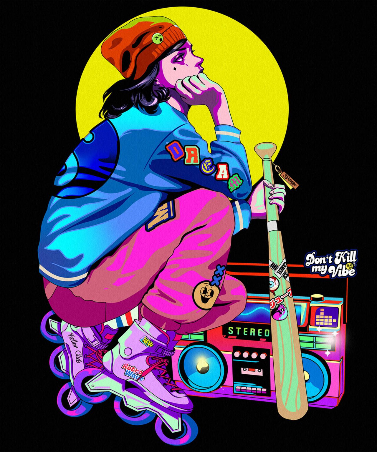 Neon Pop: Bold Illustrations by Dale Lendl | Daily design inspiration ...