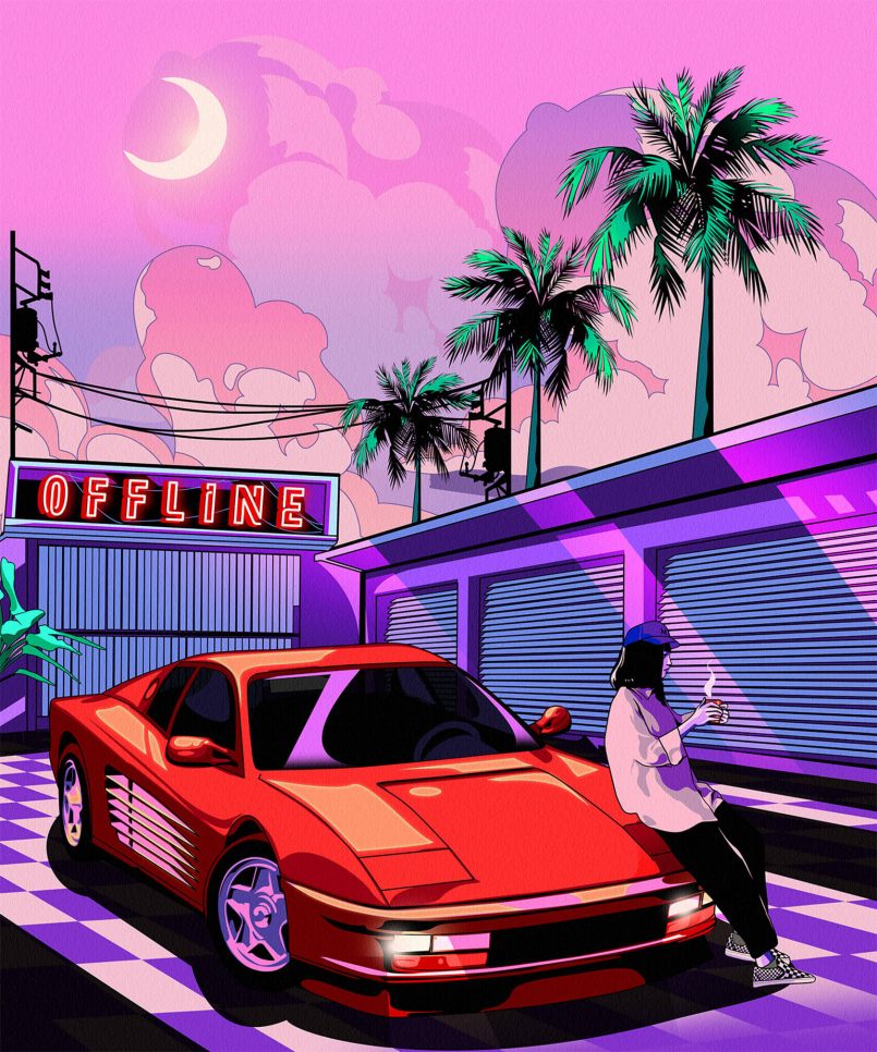 Neon Pop: Bold Illustrations by Dale Lendl | Daily design inspiration ...