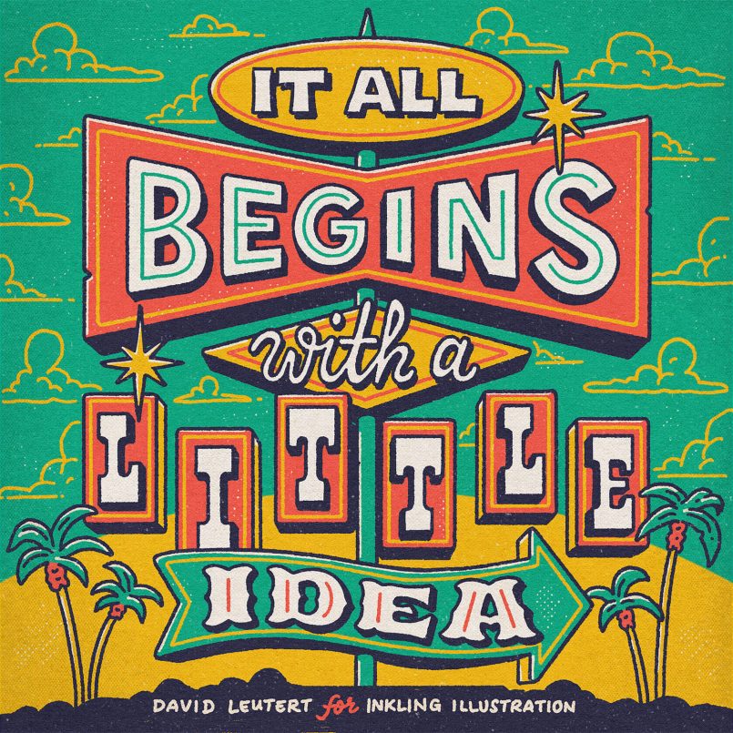 More Than Words: Lettering Creations by David Leutert | Daily design ...