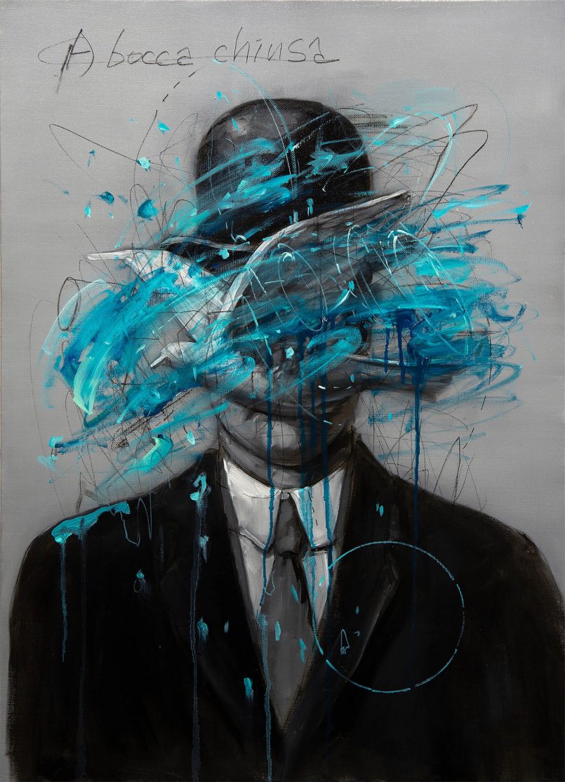 Distorted Figures: Paintings by Kim Byungkwan | Daily design inspiration for creatives ...