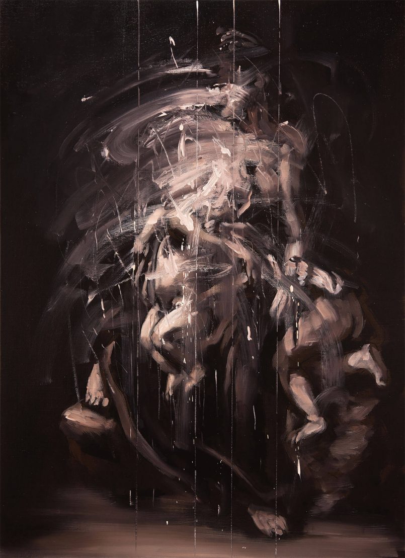 Distorted Figures: Paintings by Kim Byungkwan | Daily design ...