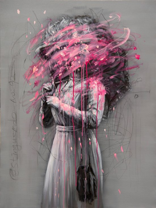 Distorted Figures: Paintings by Kim Byungkwan | Daily design ...