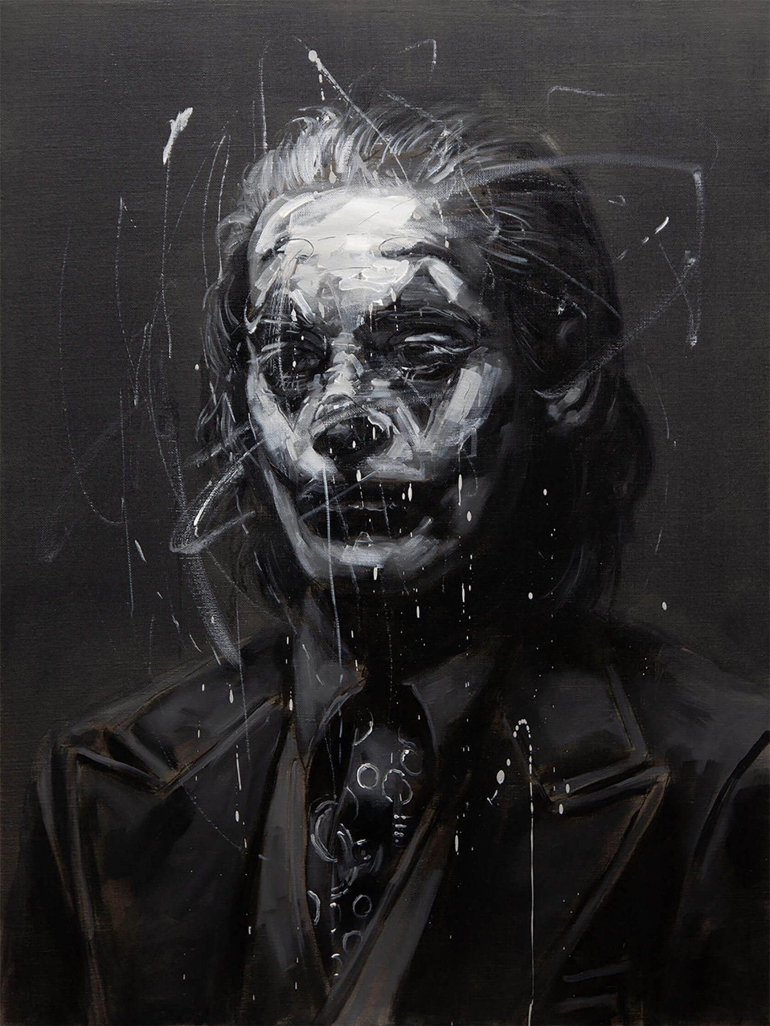 Distorted Figures: Paintings by Kim Byungkwan | Daily design ...