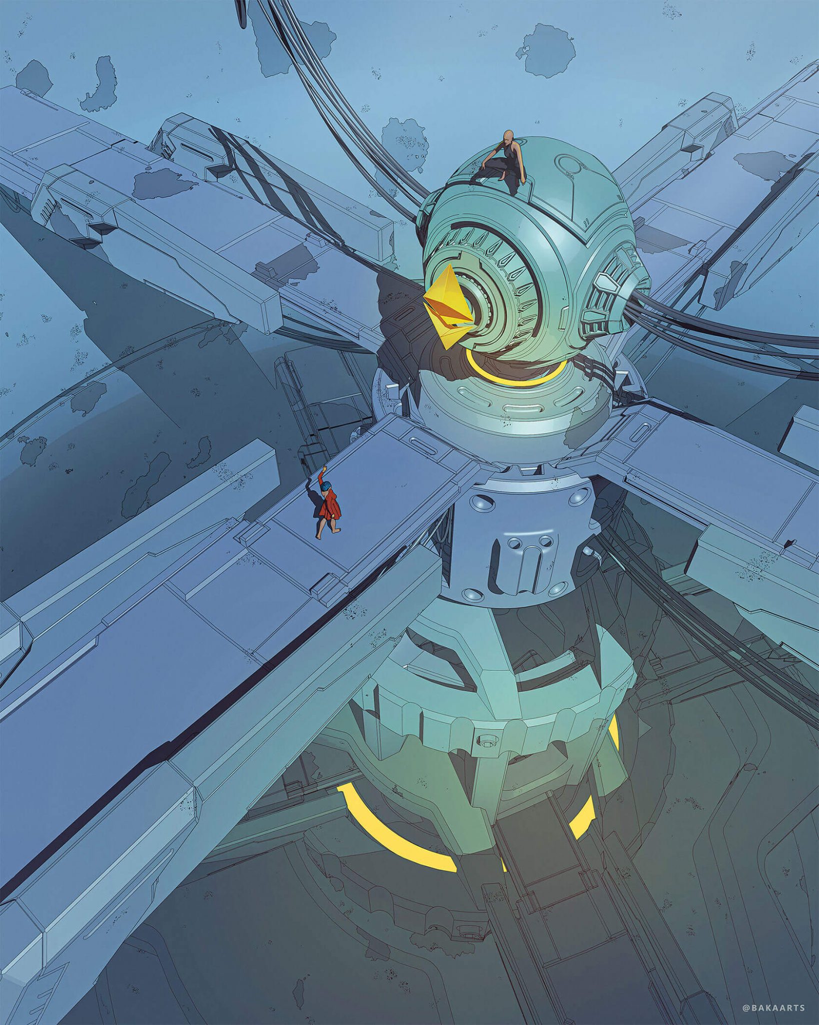 Imaginative Sci-Fi Illustrations by Darius Puia | Daily design ...