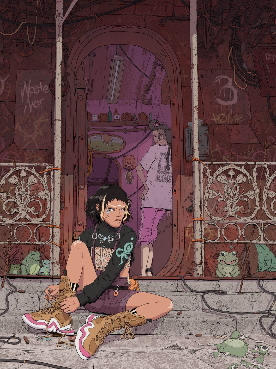 Cyberpunk Illustrations by Max Prentis | Daily design inspiration for ...
