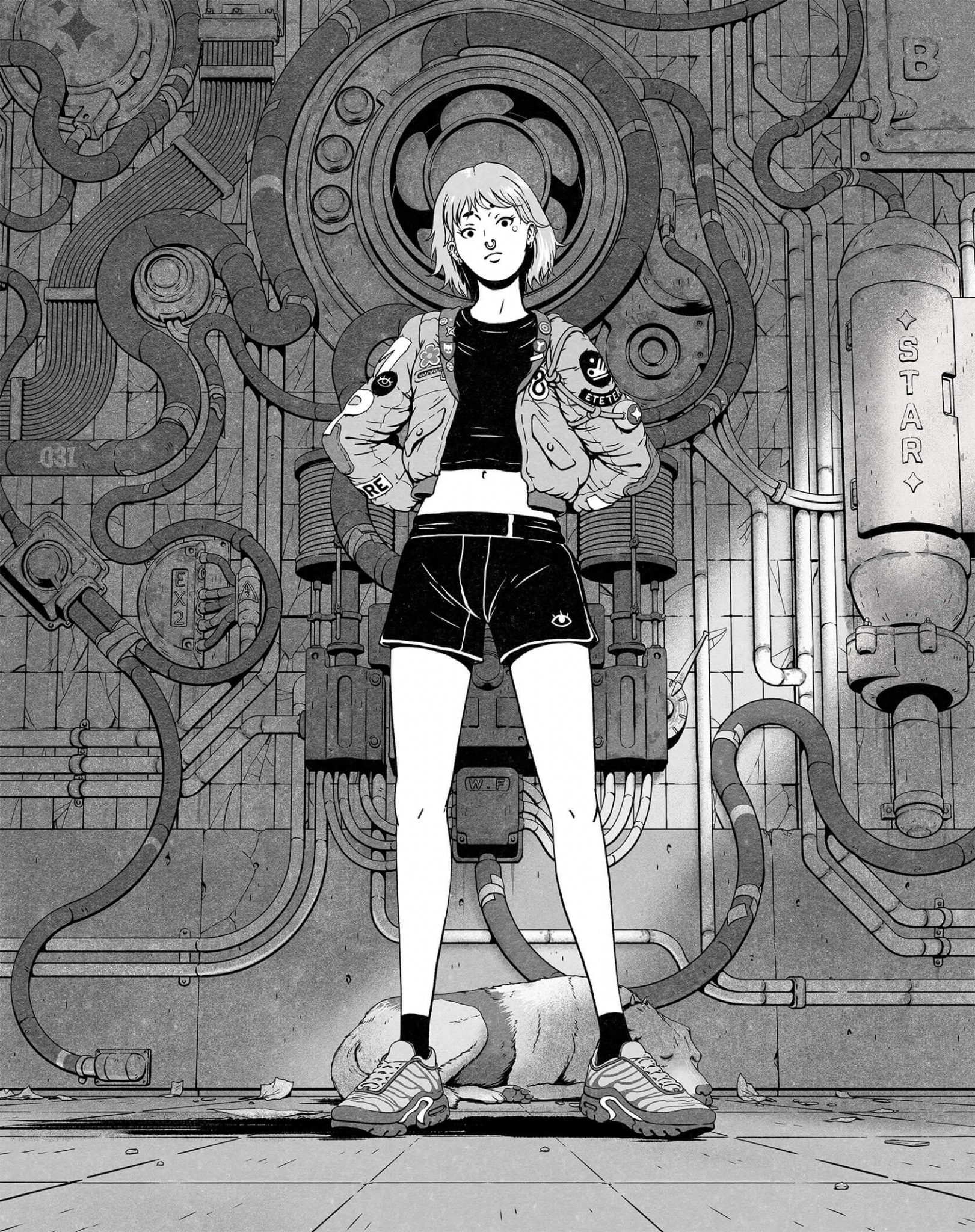 Cyberpunk Illustrations by Max Prentis | Daily design inspiration for ...