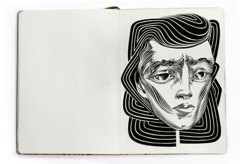 Faces & Figures: Incredible Sketches by Paweł Ponichtera | Daily design ...