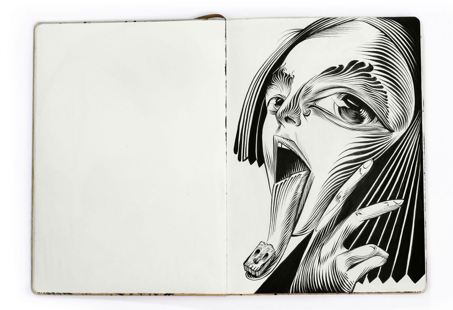 Faces & Figures: Incredible Sketches by Paweł Ponichtera | Daily design ...