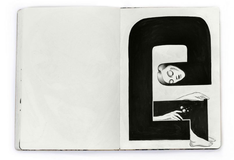 Faces & Figures: Incredible Sketches by Paweł Ponichtera | Daily design ...