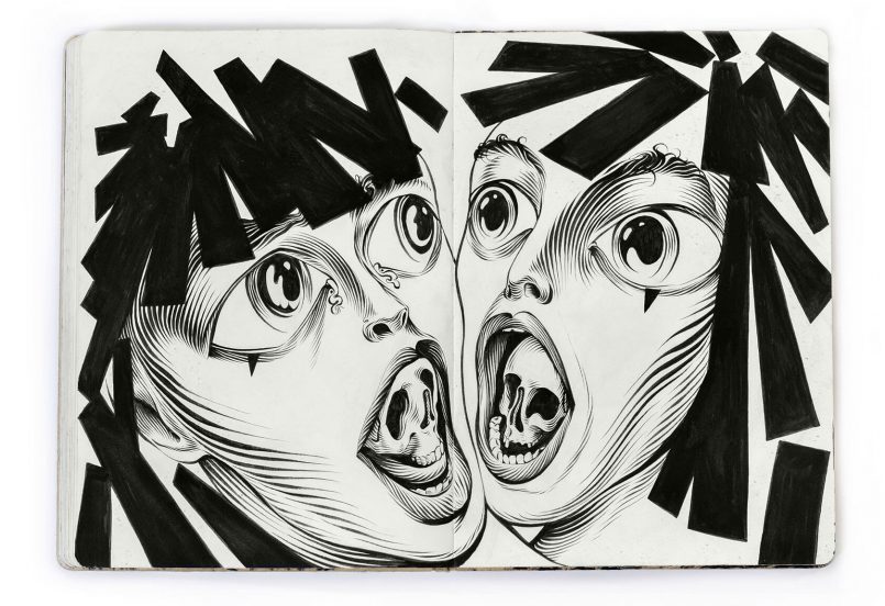 Faces & Figures: Incredible Sketches by Paweł Ponichtera | Daily design ...