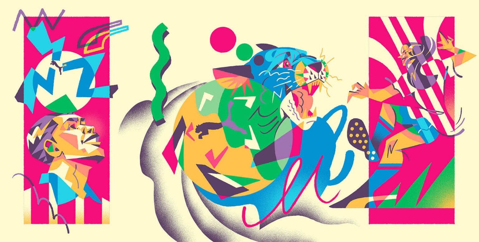 Explosions of Color: Vibrant Illustrations by Totoi Semerena | Daily design inspiration for ...