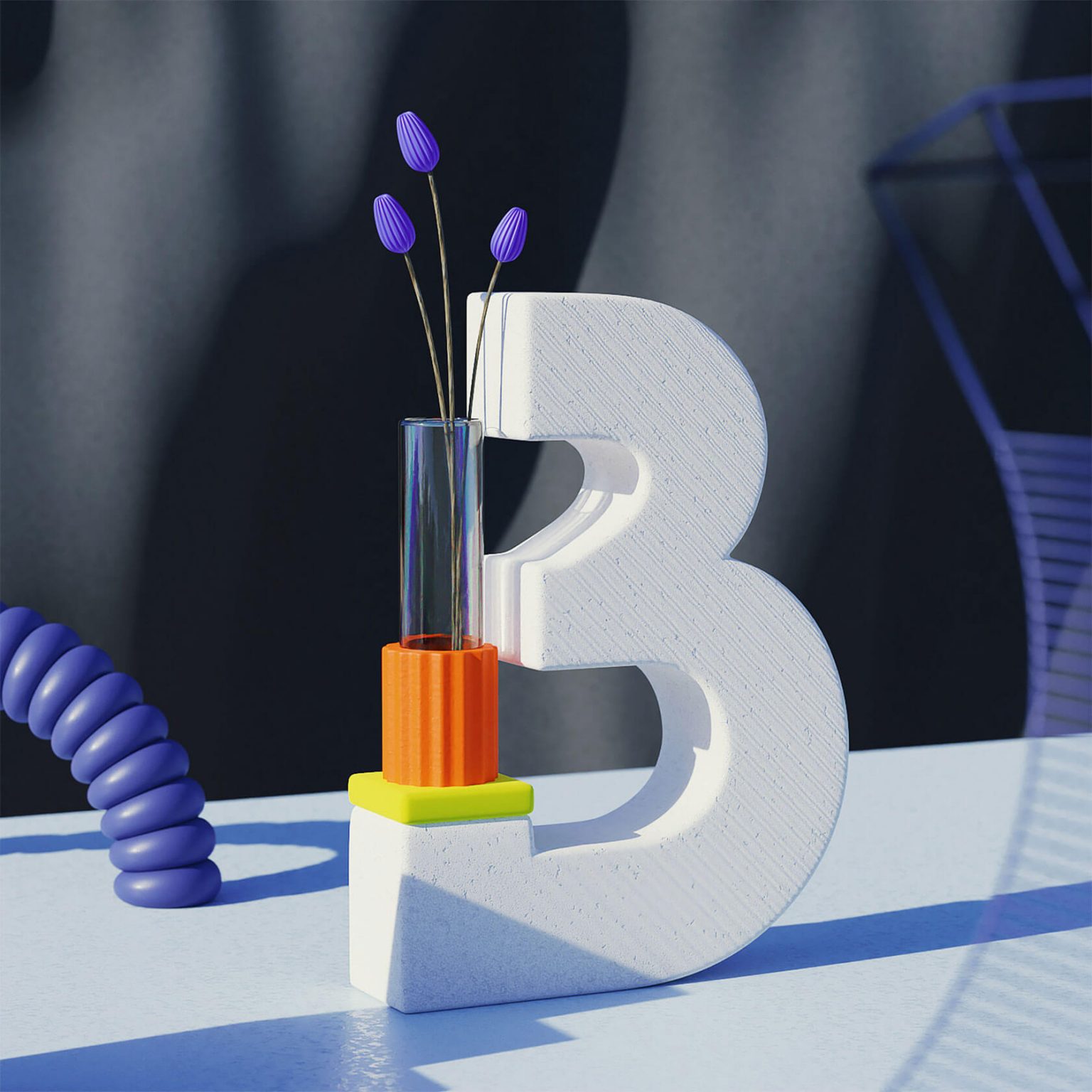 3D Typographic Compositions by Get it Studio | Daily design inspiration ...