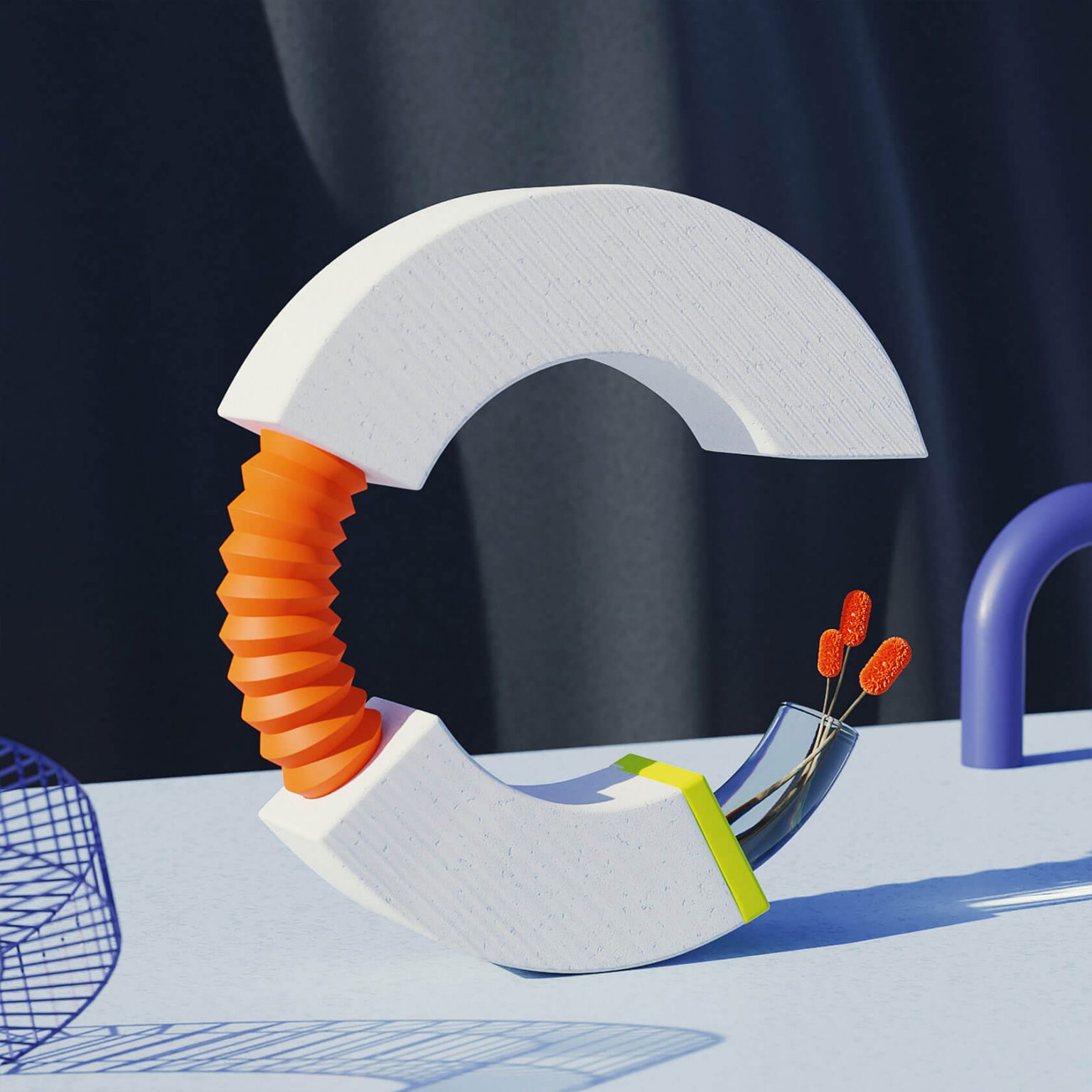 3D Typographic Compositions by Get it Studio | Daily design inspiration ...