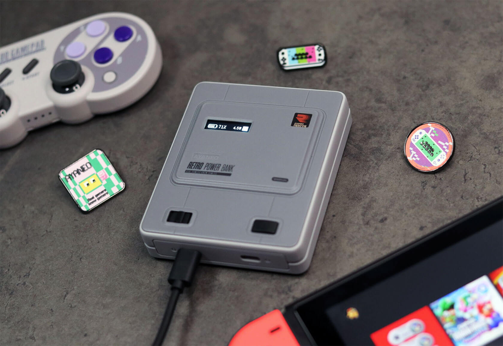 AYANEO's Retro Power Bank Blends Classic Console Vibes with Modern ...