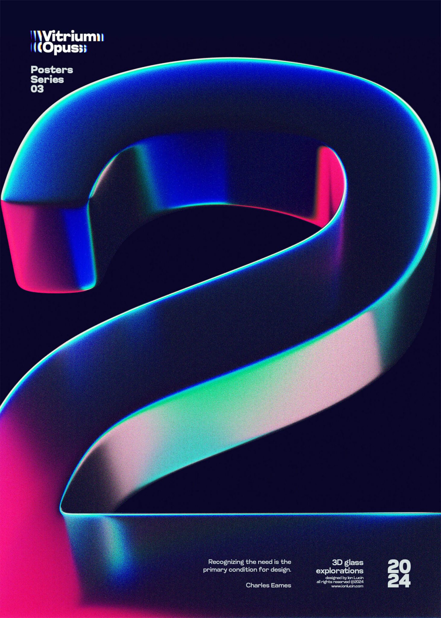 Vitrium Opus: Typographic Posters by Ion Lucin | Daily design ...