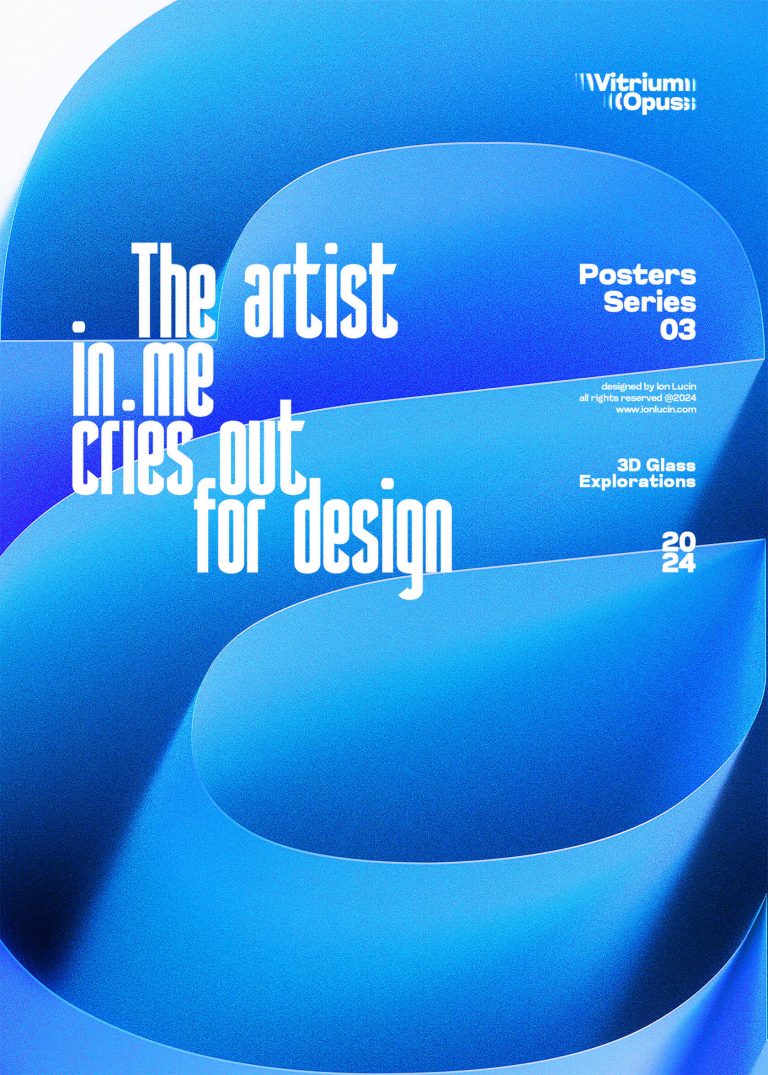 Vitrium Opus: Typographic Posters by Ion Lucin | Daily design ...
