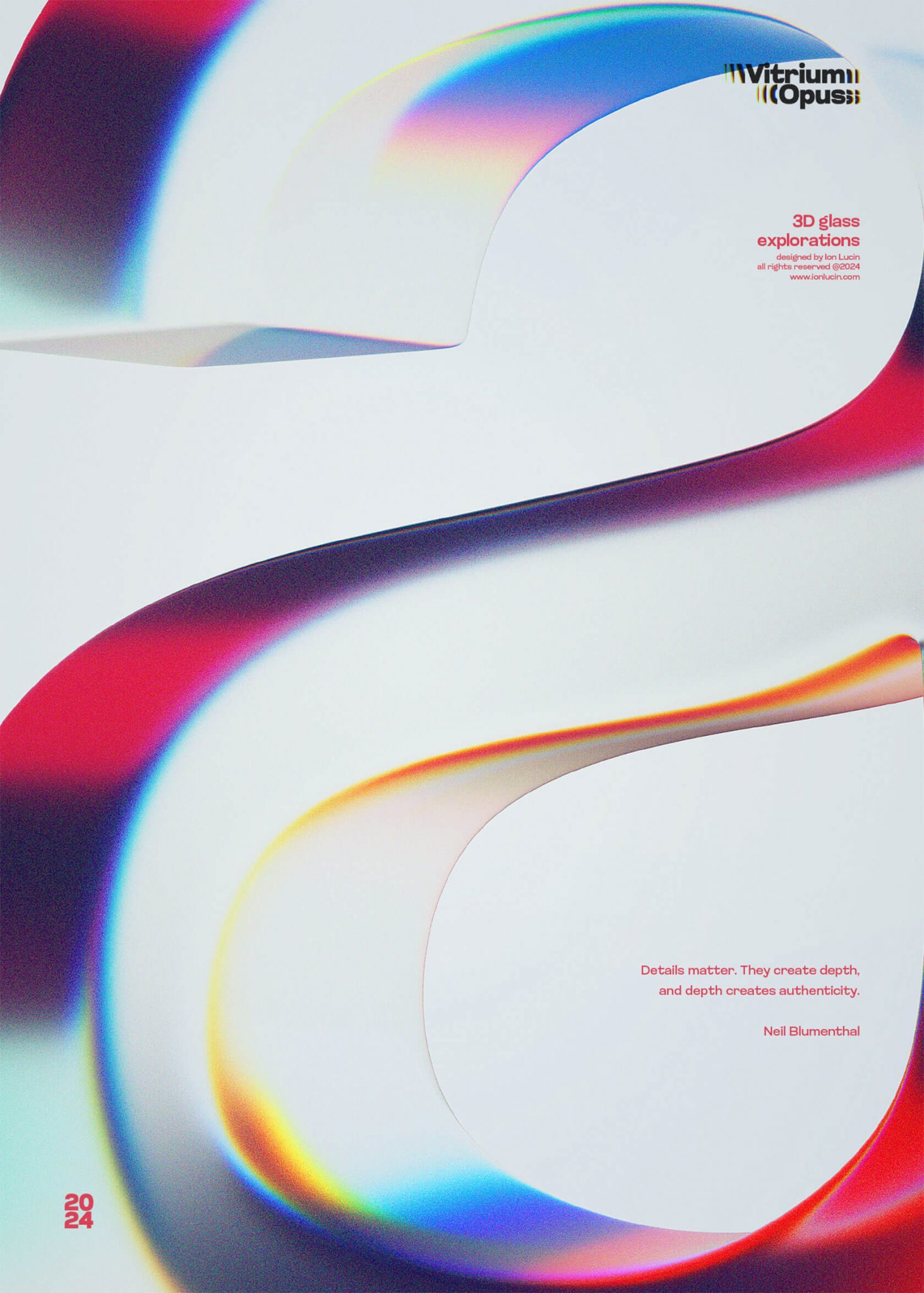 Vitrium Opus: Typographic Posters by Ion Lucin | Daily design ...