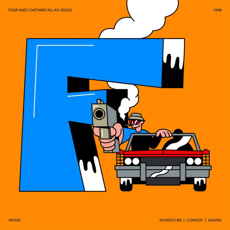 The Pop Culture Alphabet by Danilo Trbojevic | Daily design inspiration ...