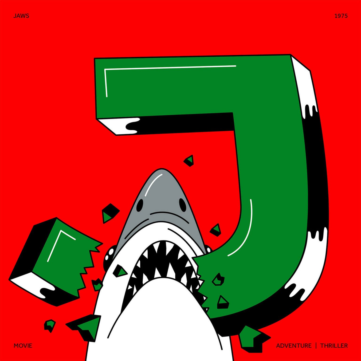 The Pop Culture Alphabet by Danilo Trbojevic | Daily design inspiration ...