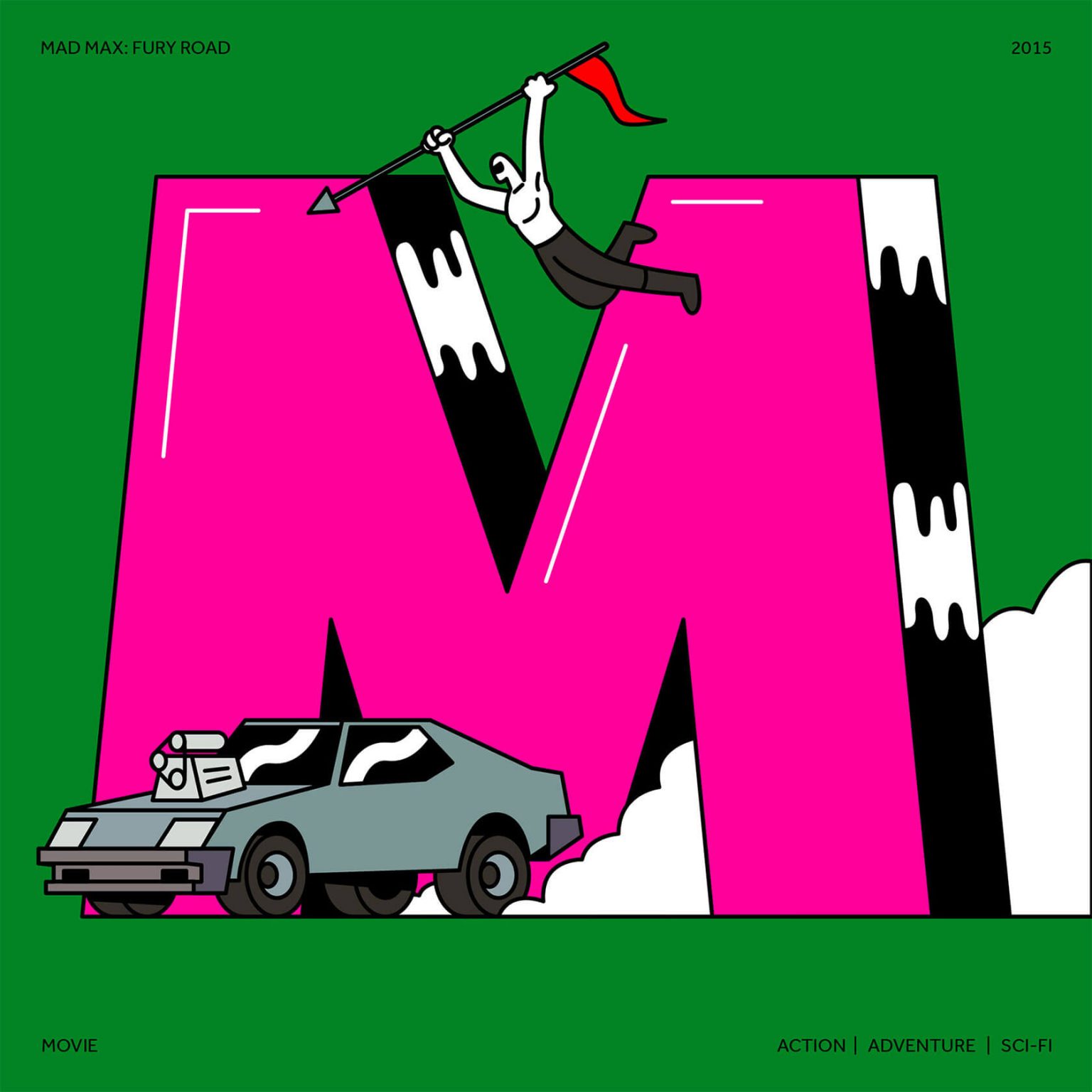 The Pop Culture Alphabet by Danilo Trbojevic | Daily design inspiration ...