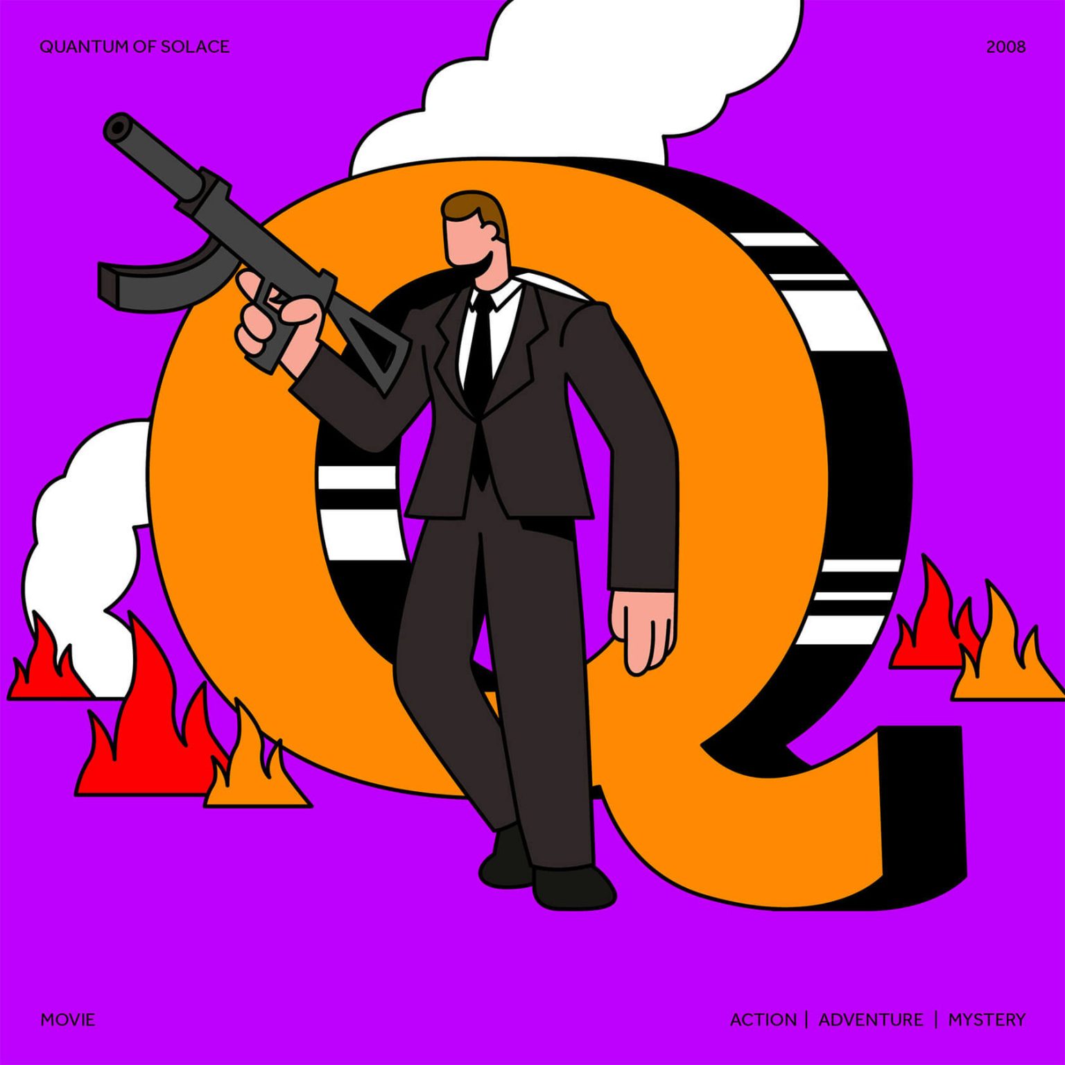 The Pop Culture Alphabet by Danilo Trbojevic | Daily design inspiration ...