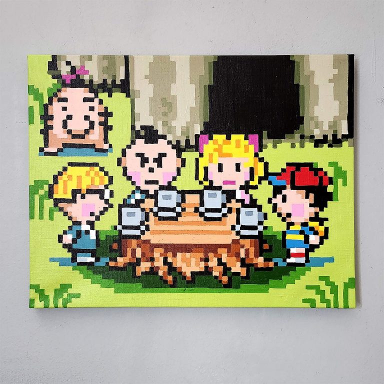 Nostalgic Pixel Paintings by Adam Shub | Daily design inspiration for ...