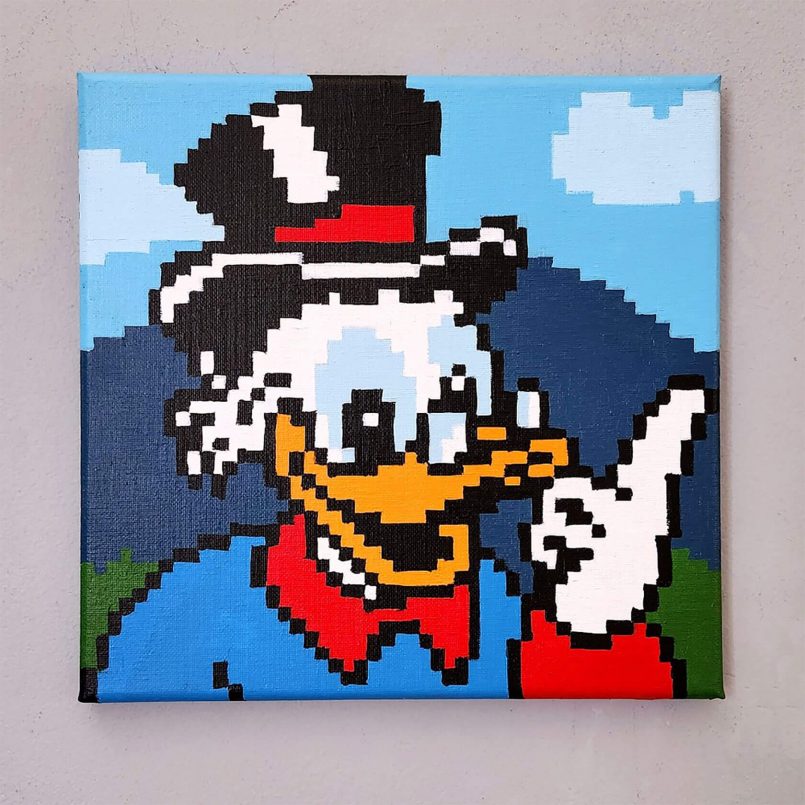 Nostalgic Pixel Paintings by Adam Shub | Daily design inspiration for ...