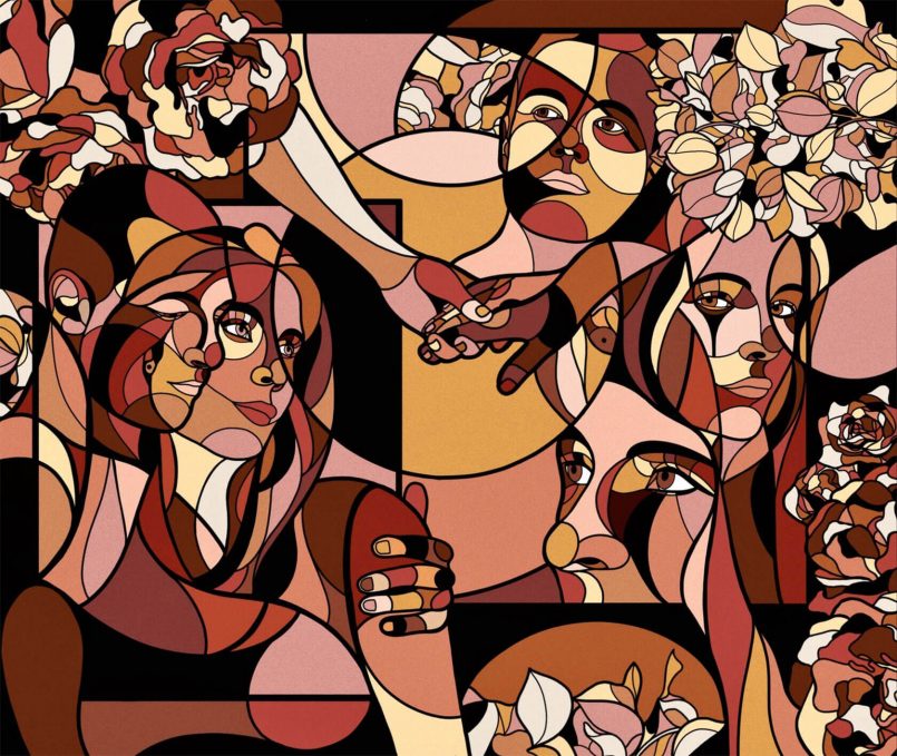 Kaleidoscopic Portraits by Kevin M. Fletcher | Daily design inspiration ...