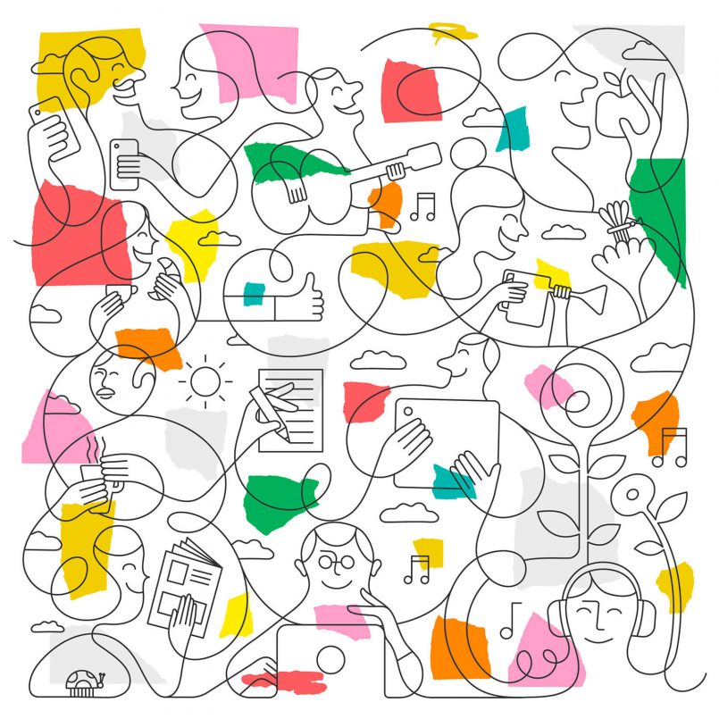 One Line Wonders: Expressive Illustrations by Jonathan Calugi | Daily ...