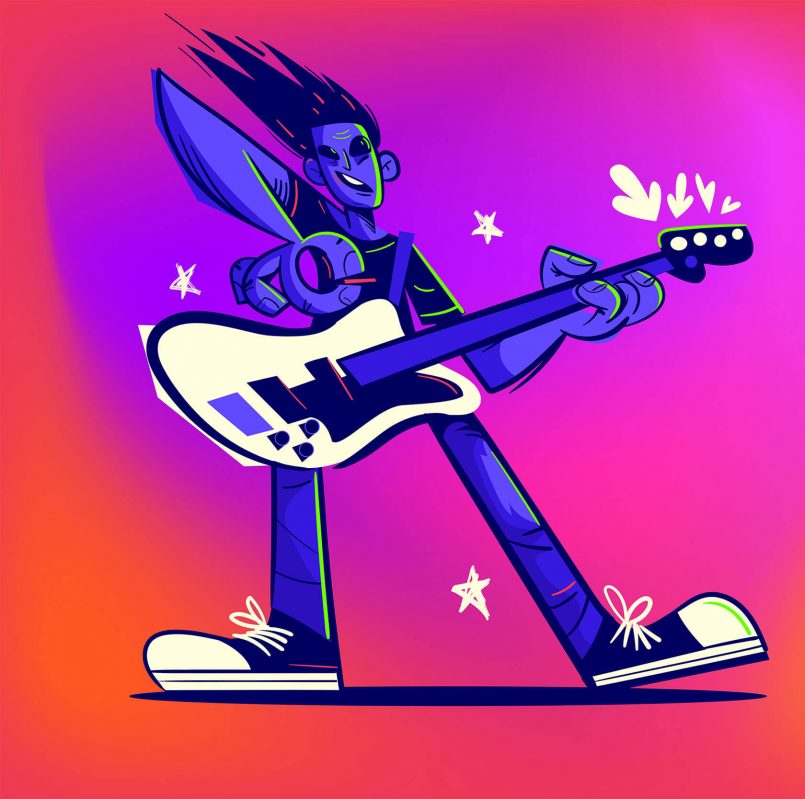 Dynamic Illustrations by Leandro Lassmar | Daily design inspiration for ...