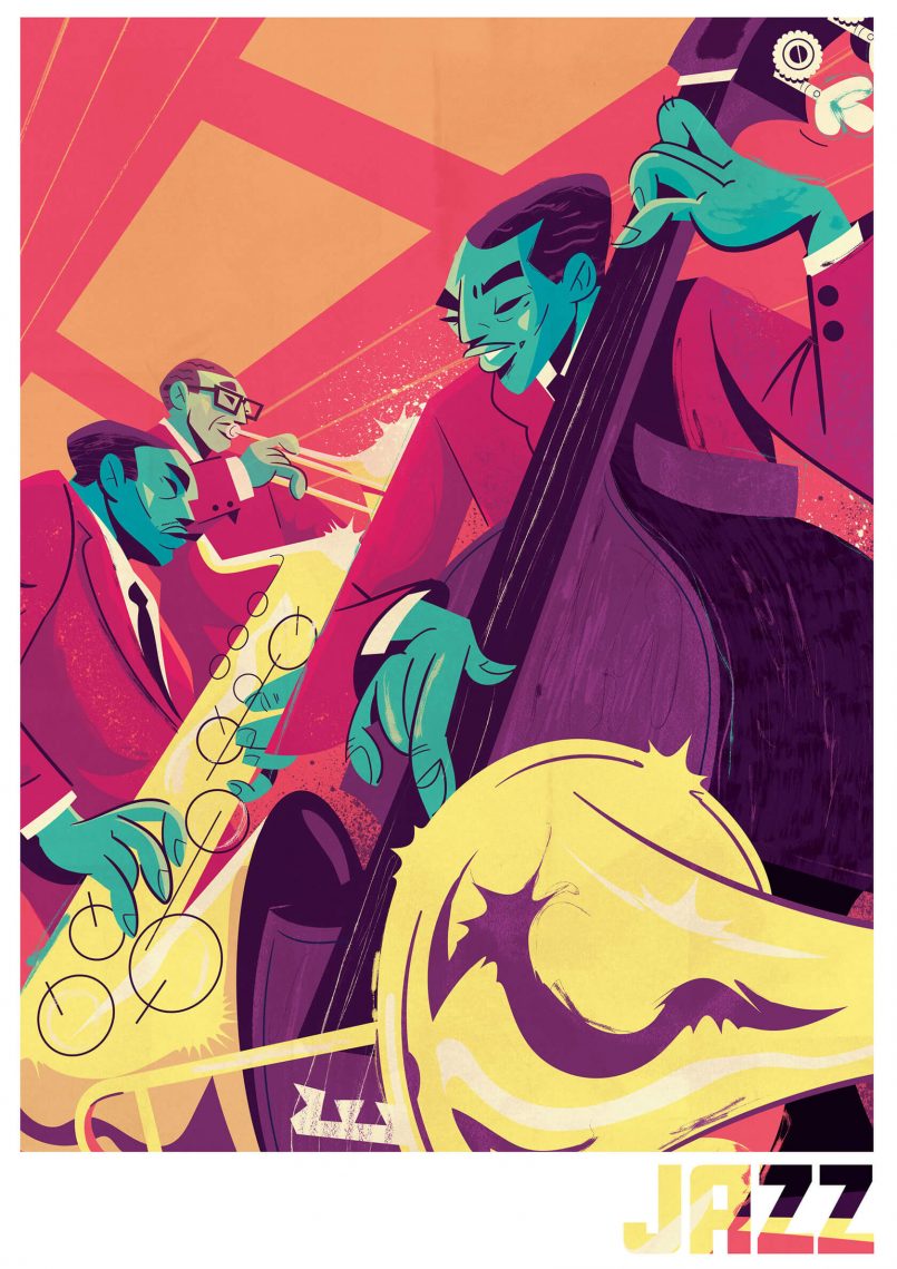 Dynamic Illustrations by Leandro Lassmar | Daily design inspiration for ...