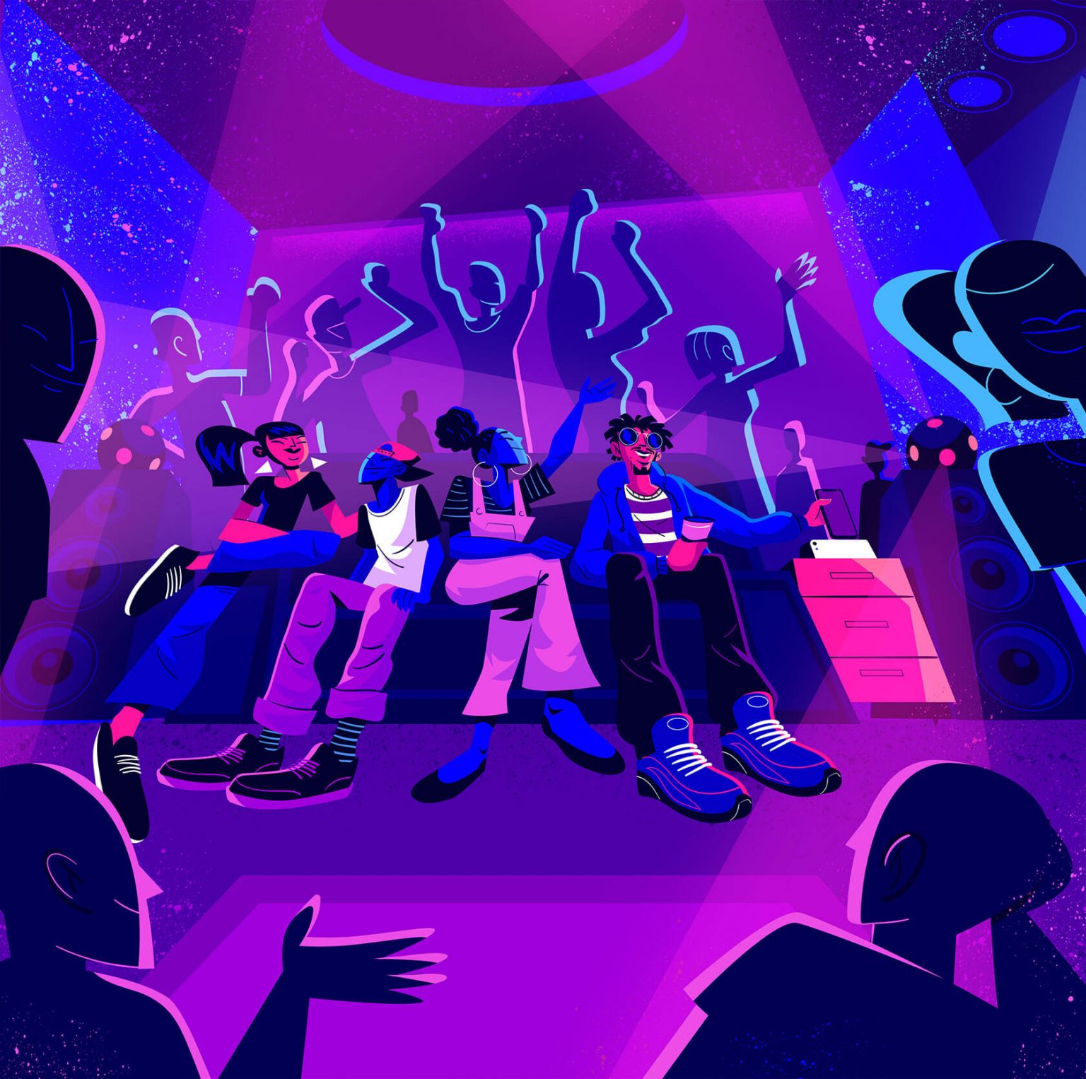 Dynamic Illustrations by Leandro Lassmar | Daily design inspiration for ...