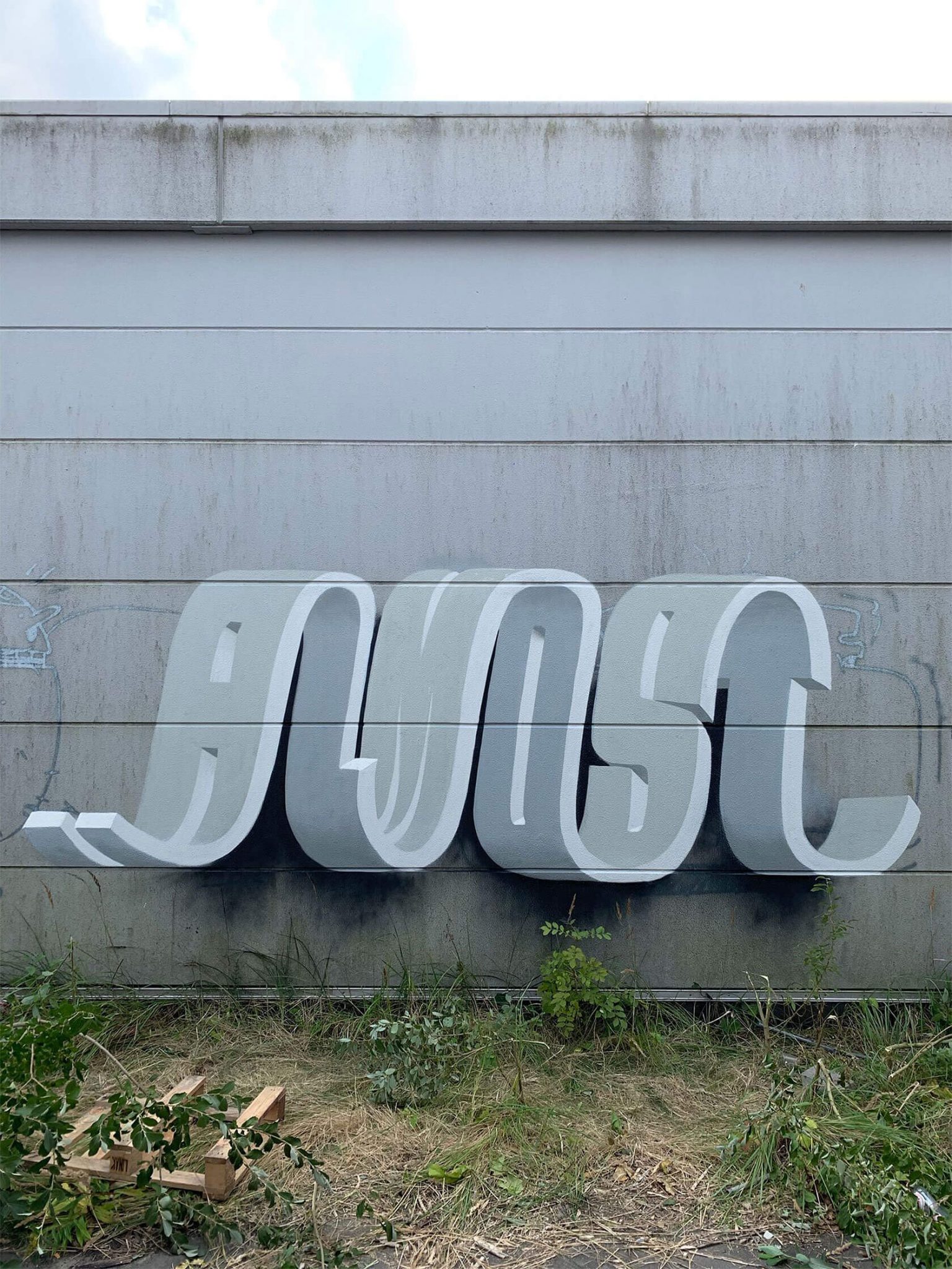 Multifaceted Typographic Murals by Pref | Daily design inspiration for ...
