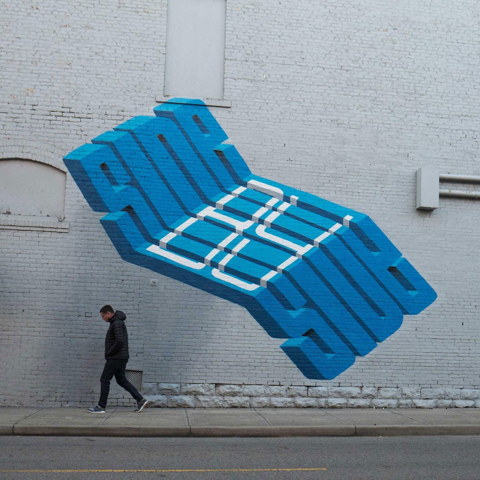 Multifaceted Typographic Murals by Pref | Daily design inspiration for ...