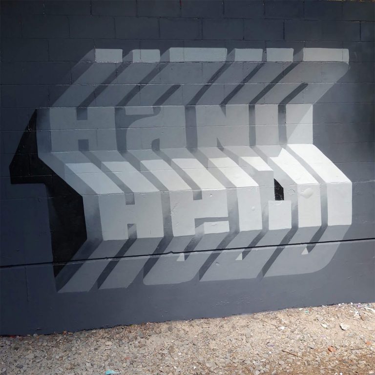 Multifaceted Typographic Murals by Pref | Daily design inspiration for ...