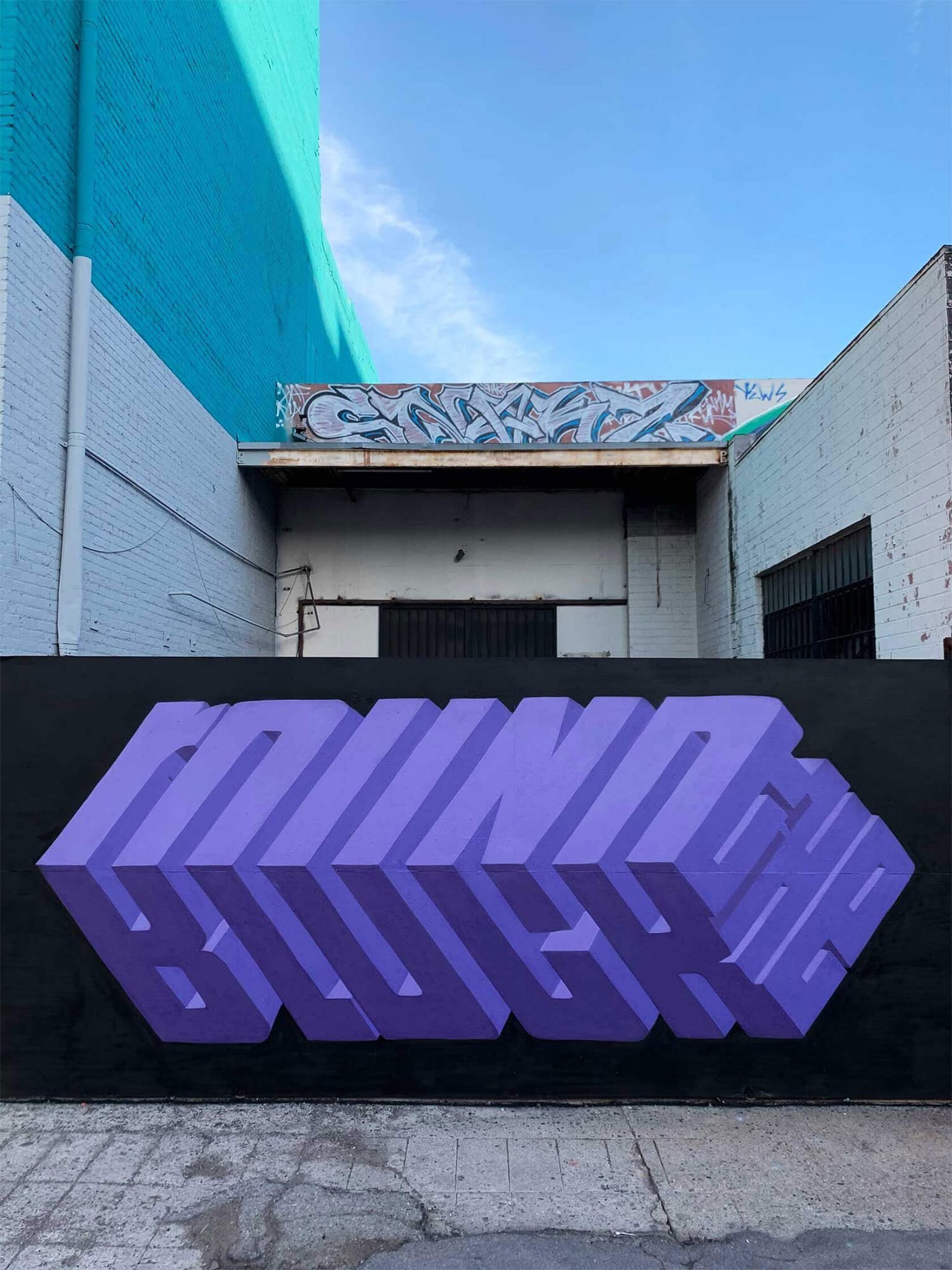 Multifaceted Typographic Murals by Pref | Daily design inspiration for ...