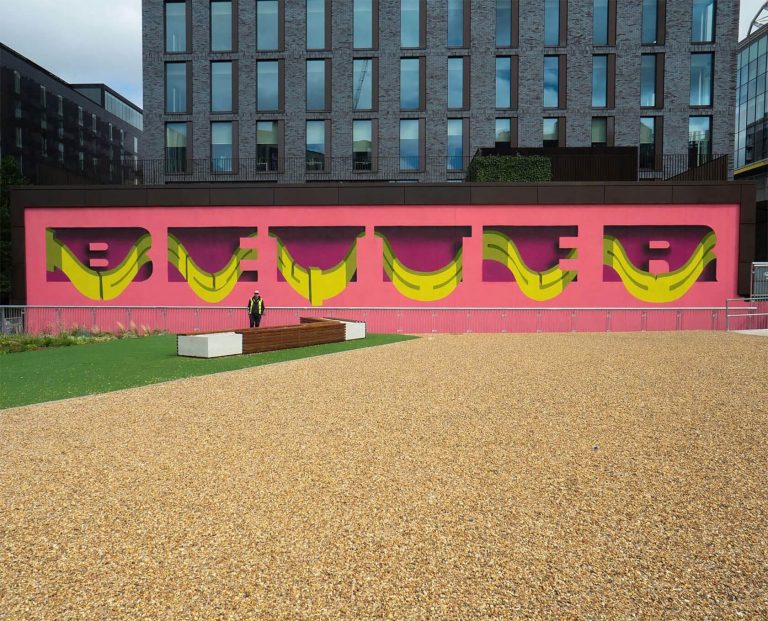 Multifaceted Typographic Murals by Pref | Daily design inspiration for ...