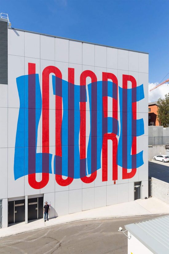 Multifaceted Typographic Murals by Pref | Daily design inspiration for ...