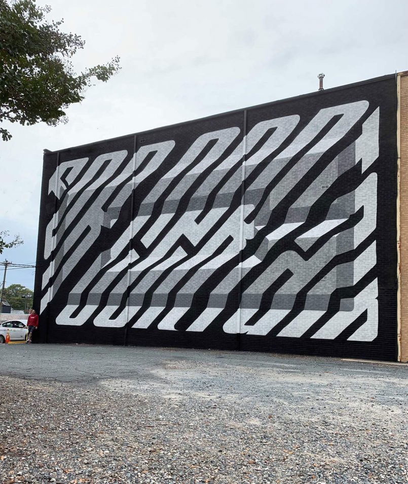 Multifaceted Typographic Murals by Pref | Daily design inspiration for ...