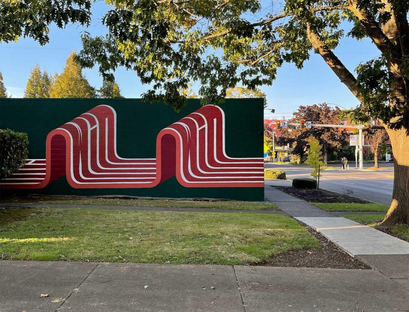 Multifaceted Typographic Murals by Pref | Daily design inspiration for ...