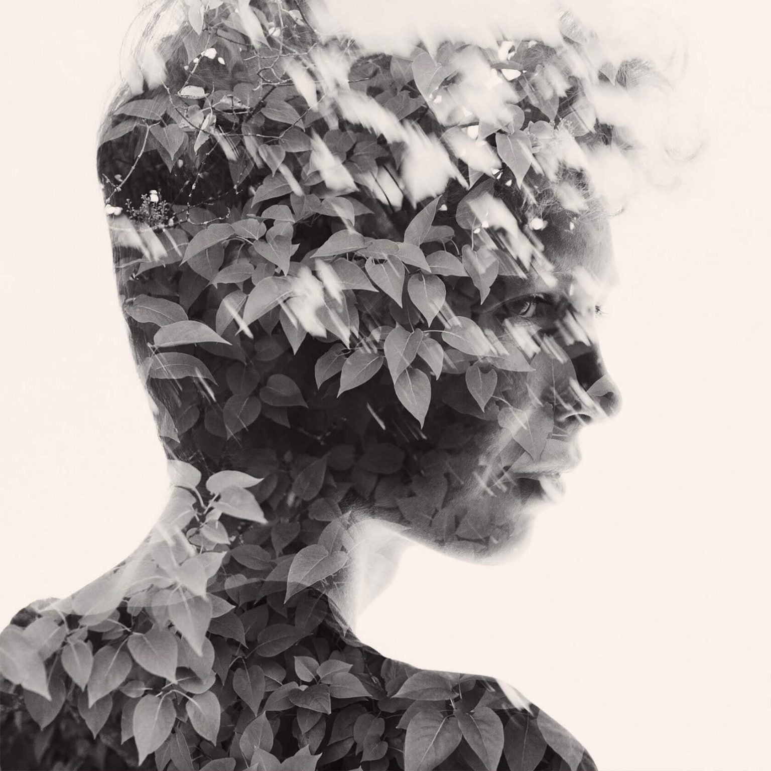 Human x Nature: Double-Exposure Portraits by Christoffer Relander ...