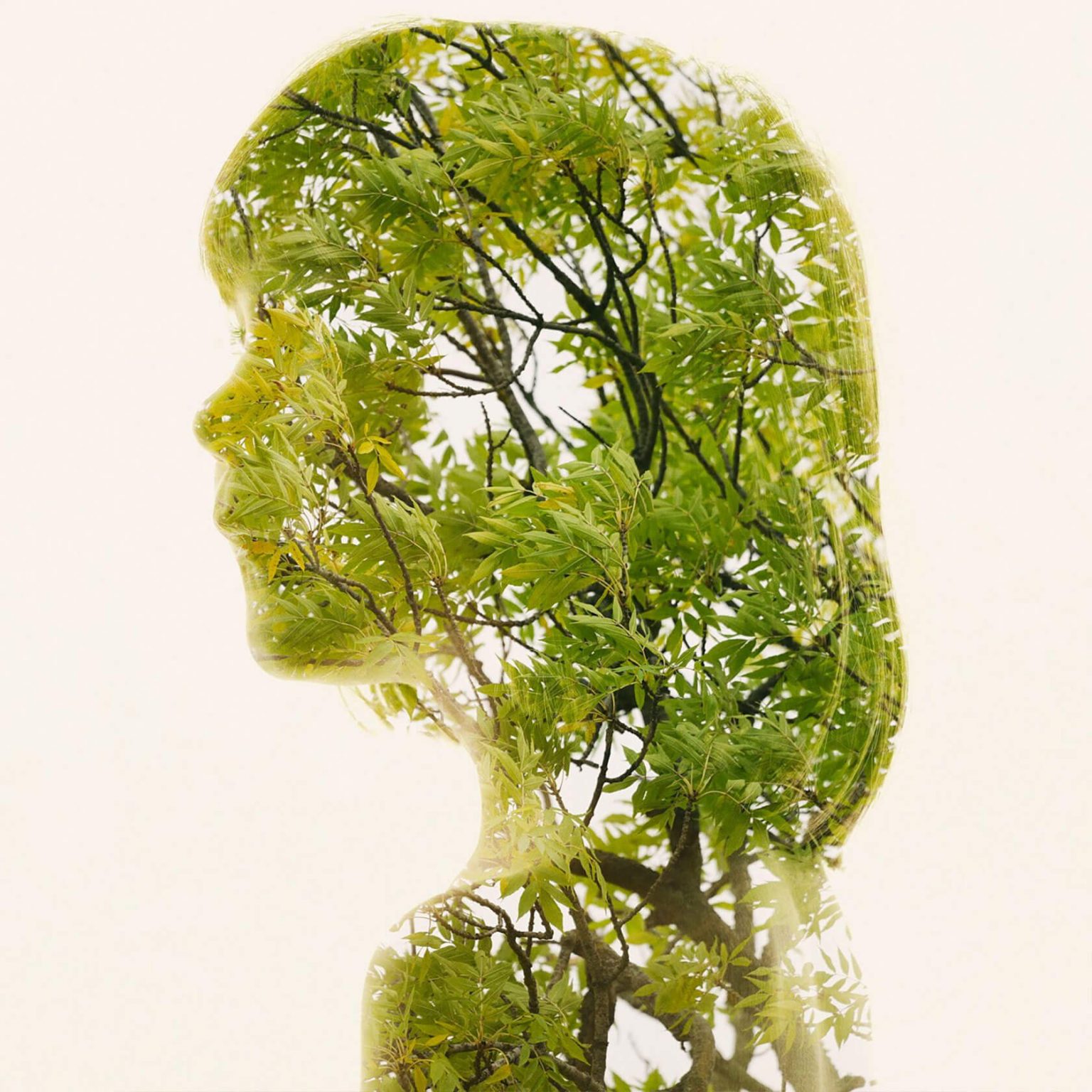 Human x Nature: Double-Exposure Portraits by Christoffer Relander ...