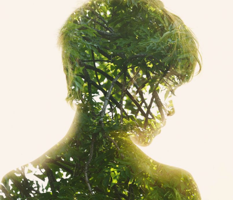 Human x Nature: Double-Exposure Portraits by Christoffer Relander ...